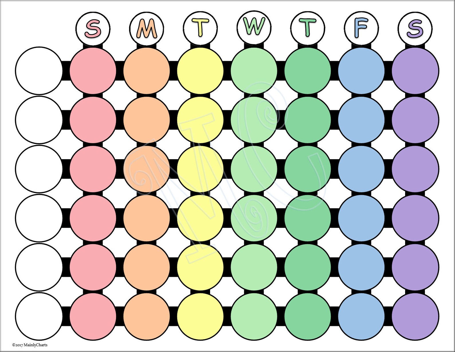 2 Printable Allowance Charts with Coins and Illustrated | Etsy