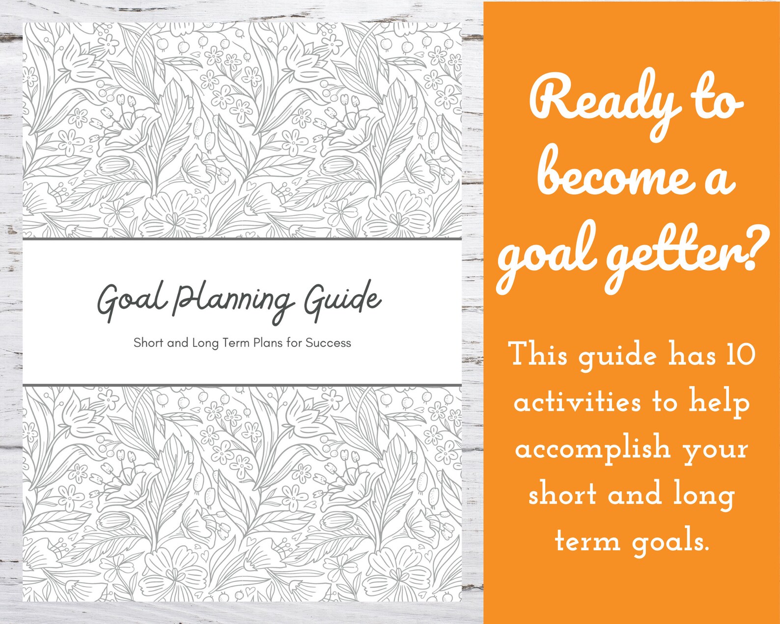 Printable Goal Planner Goal Setting Plan Digital Goal | Etsy