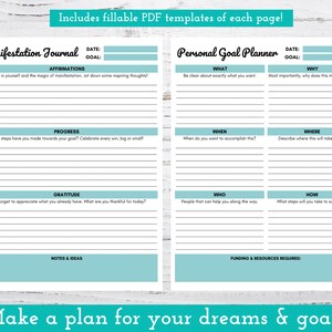 Money Manifestation Vision Board Kit Manifestation Checks Manifestation ...