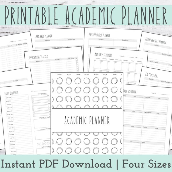 Middle School Assignment Tracker - Etsy