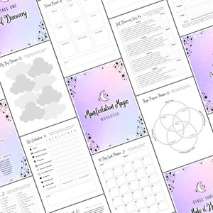 Manifestation Journal Printable | Digital Manifestation Guide | Law of ...