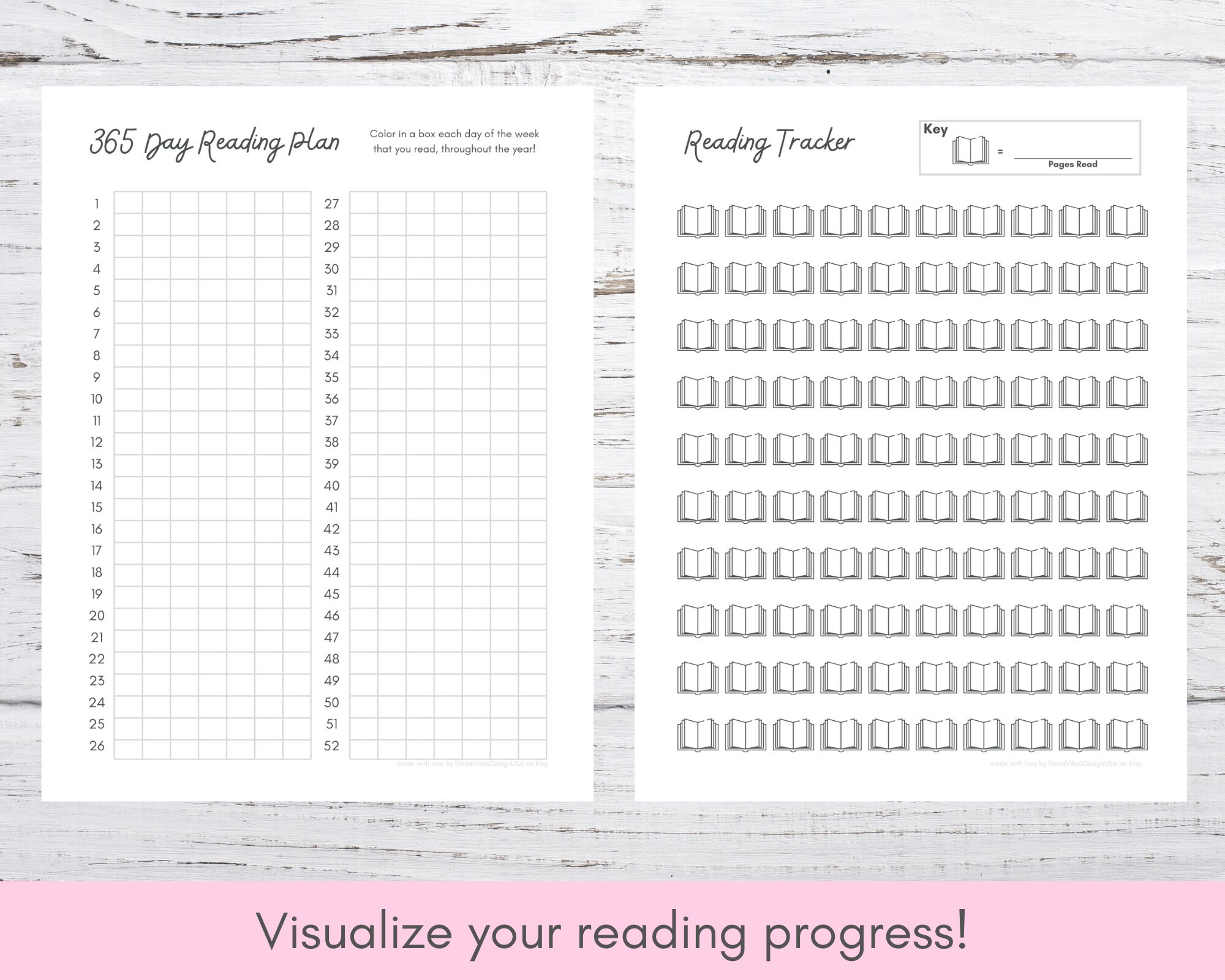 Reading Journal Printable | Printable Reading Planner | Reading Log ...