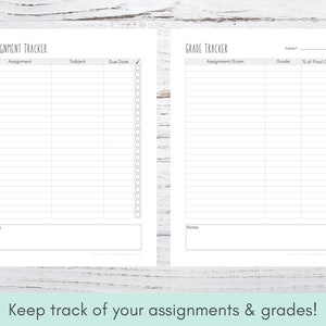 Academic Planner Printable | College Planner | High School Planner ...
