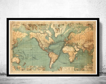 OLD MAPS AND POSTERS PRINTS maps reproductions by OldCityPrints
