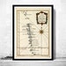 Old Map of Maldives Islands 1750 Vintage Poster Wall Art Print Wall Map ...