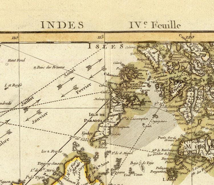 Old Map of Indonesia 1771 Vintage Map | Wall Map Print - Etsy Canada
