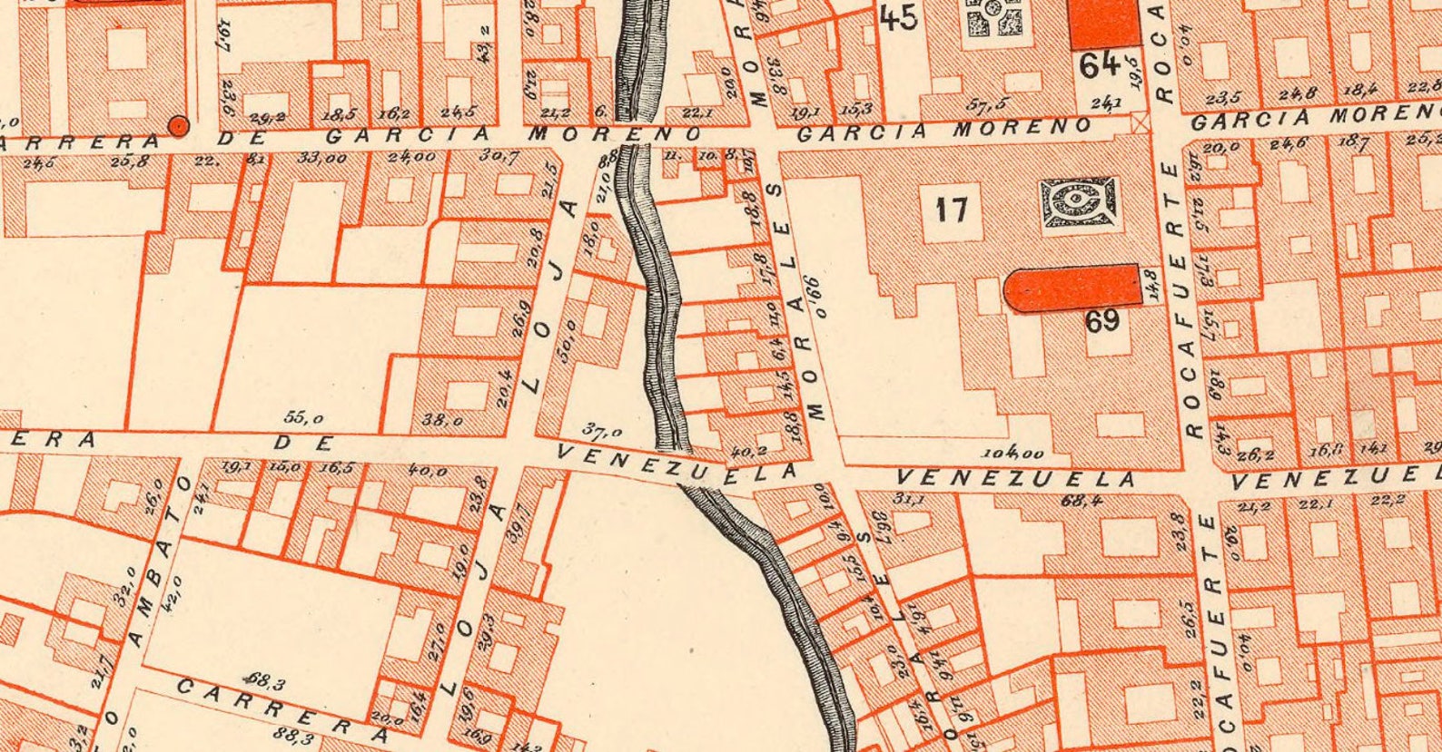 Old Map of Quito Ecuador 1888 Equator Republic Vintage - Etsy