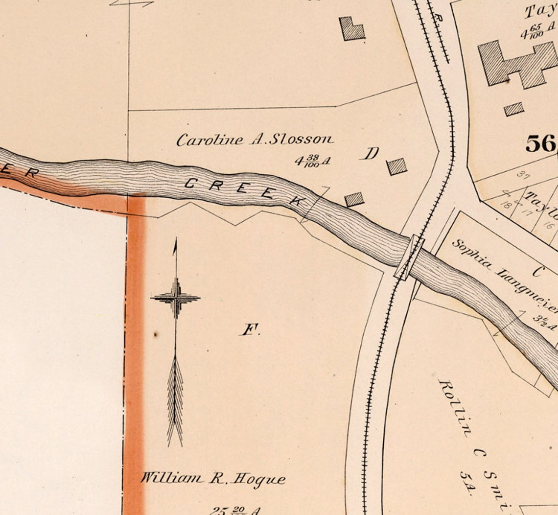 Old Map of Bedford Ohio 1892 Vintage Map Vintage Poster Wall - Etsy