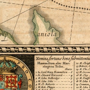 Old Map of Bermuda Islands 1662 Vintage Map | Vintage Poster Wall Art ...