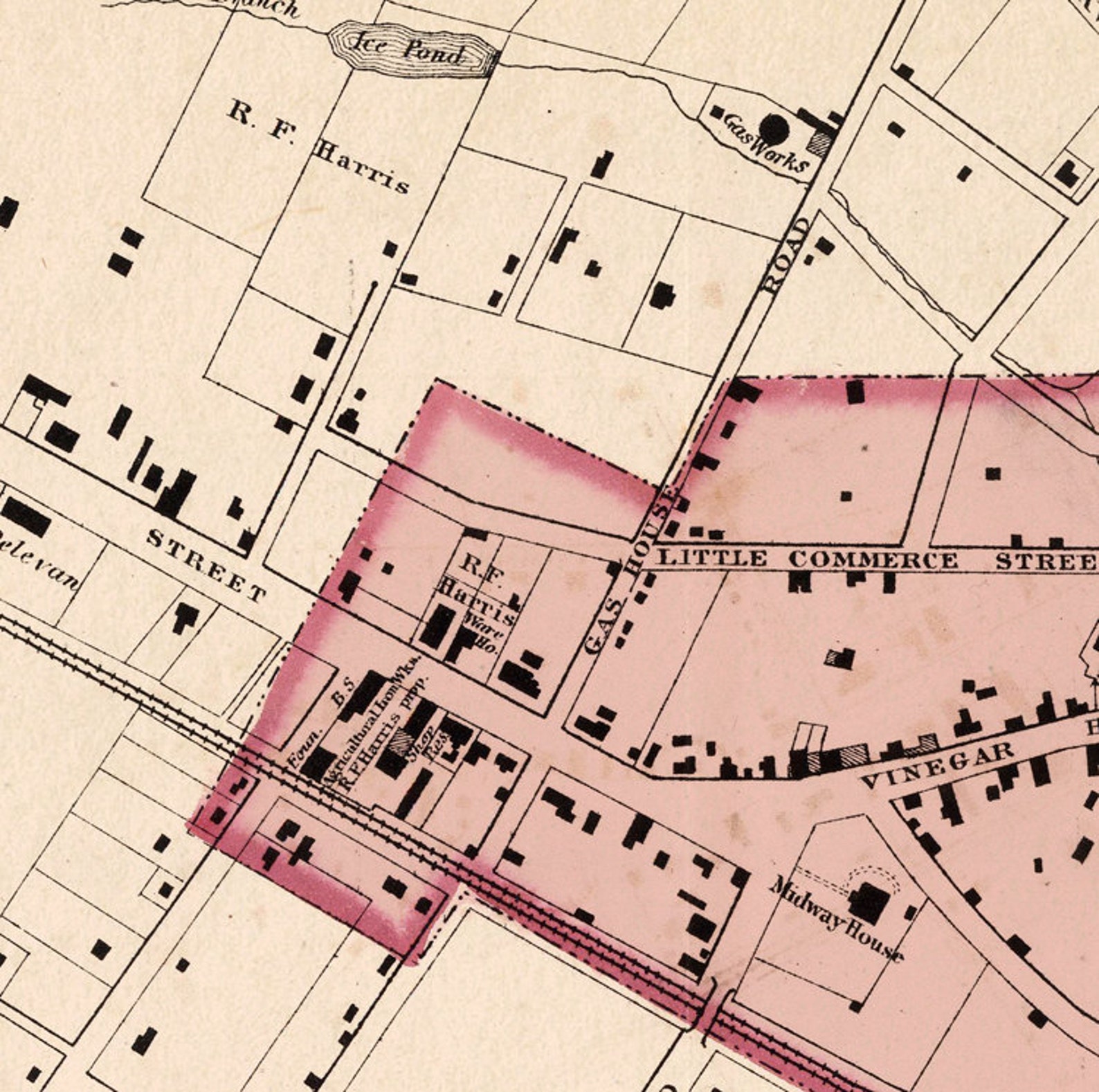 Old Map of Charlottesville VA 1877 Vintage Map Vintage - Etsy