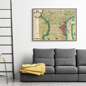 Old Map of Philadelphia 1700 Vintage Map | Wall Map Print - Etsy