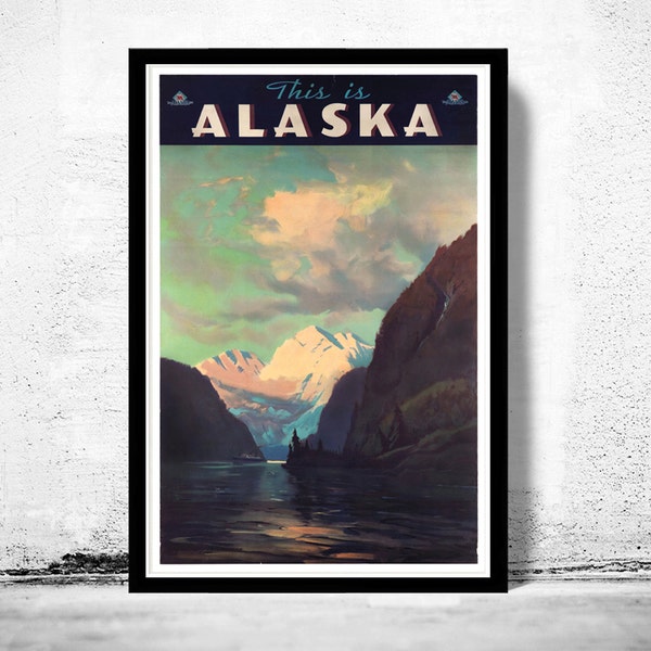 Alaska Poster - Etsy