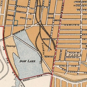 Old Map of Ottawa Canada 1915 Vintage Map Vintage Poster Wall Art Print ...