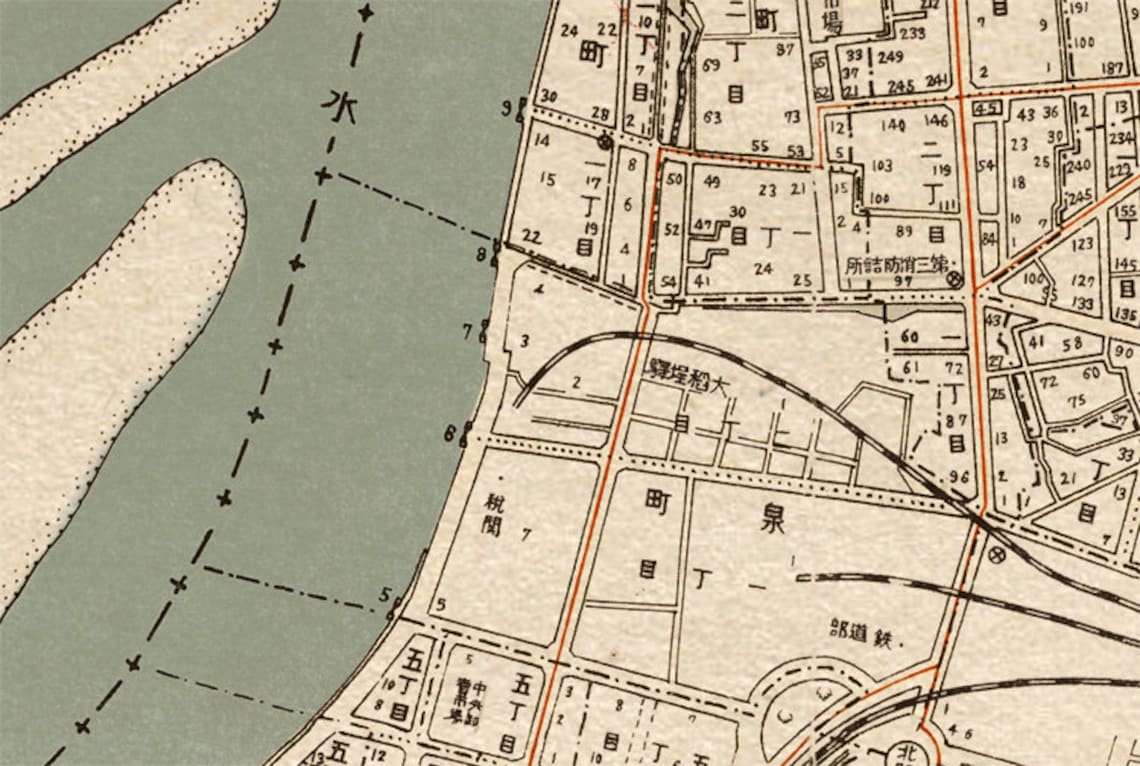 Old Map of Taipei Taiwan 1932 Vintage Map Vintage Poster - Etsy