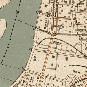 Old Map of Taipei Taiwan 1932 Vintage Map | Vintage Poster Wall Art ...