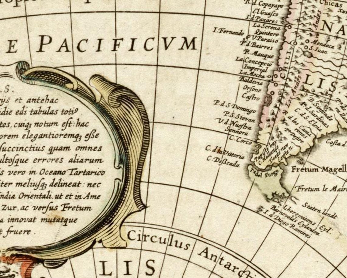 Old World Map Old Map 1641 Vintage Map | Vintage World Map - Etsy