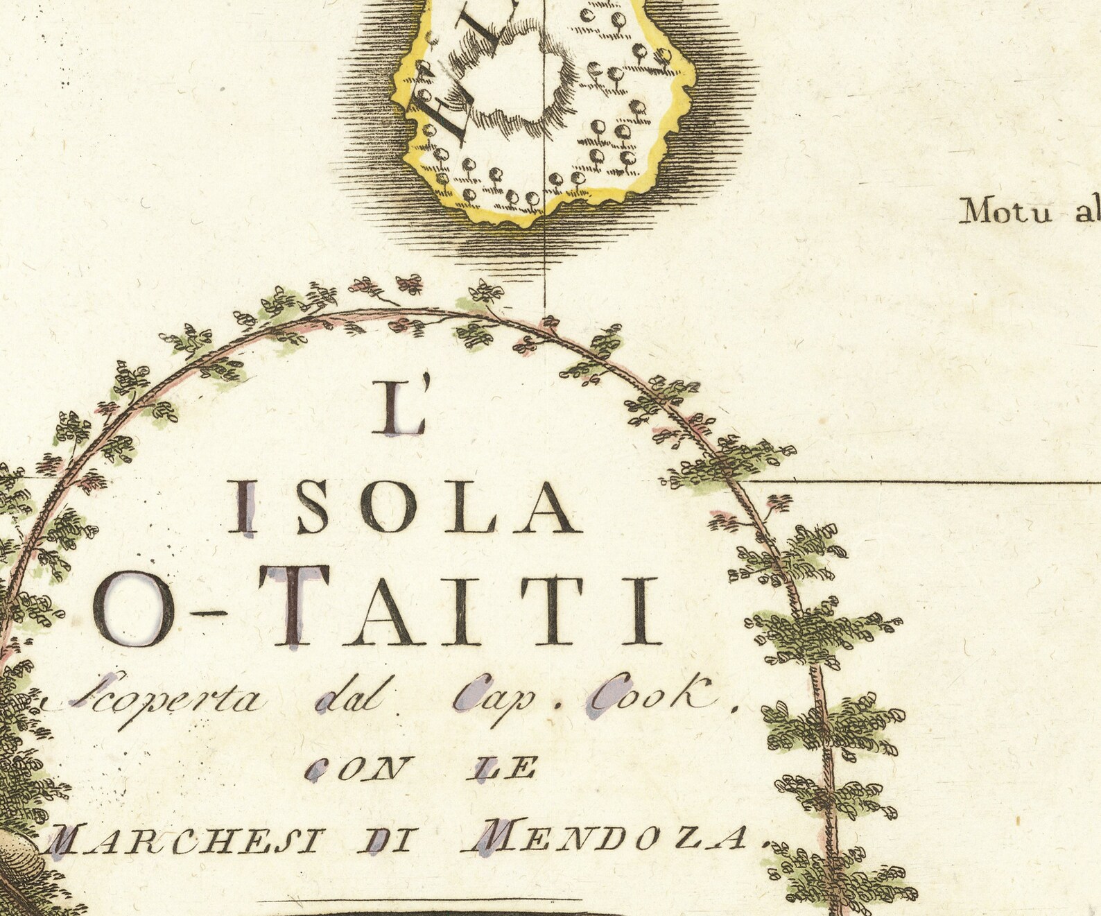 Old Tahiti French Polynesia Map 1798 Vintage Map Vintage - Etsy