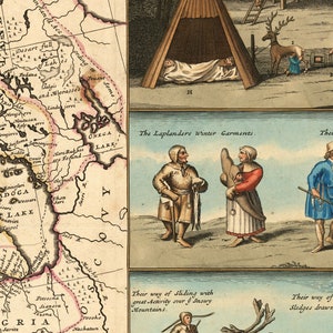 Old Map of Sweden and Denmark 1720 Vintage Map Vintage - Etsy