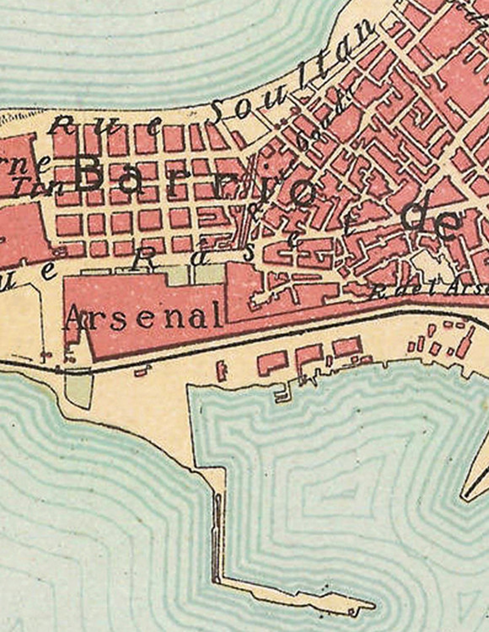 Old Map of Alexandria Egypt 1900 Vintage Map Vintage Poster - Etsy