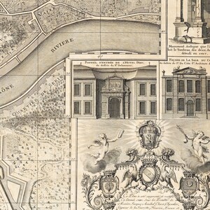 Old Map of Lyon France 1740 Vintage Map of Lyon | Vintage Map Wall Art ...