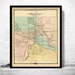Old Map of Watertown Wisconsin 1878 Vintage Map Vintage Poster Wall Art ...