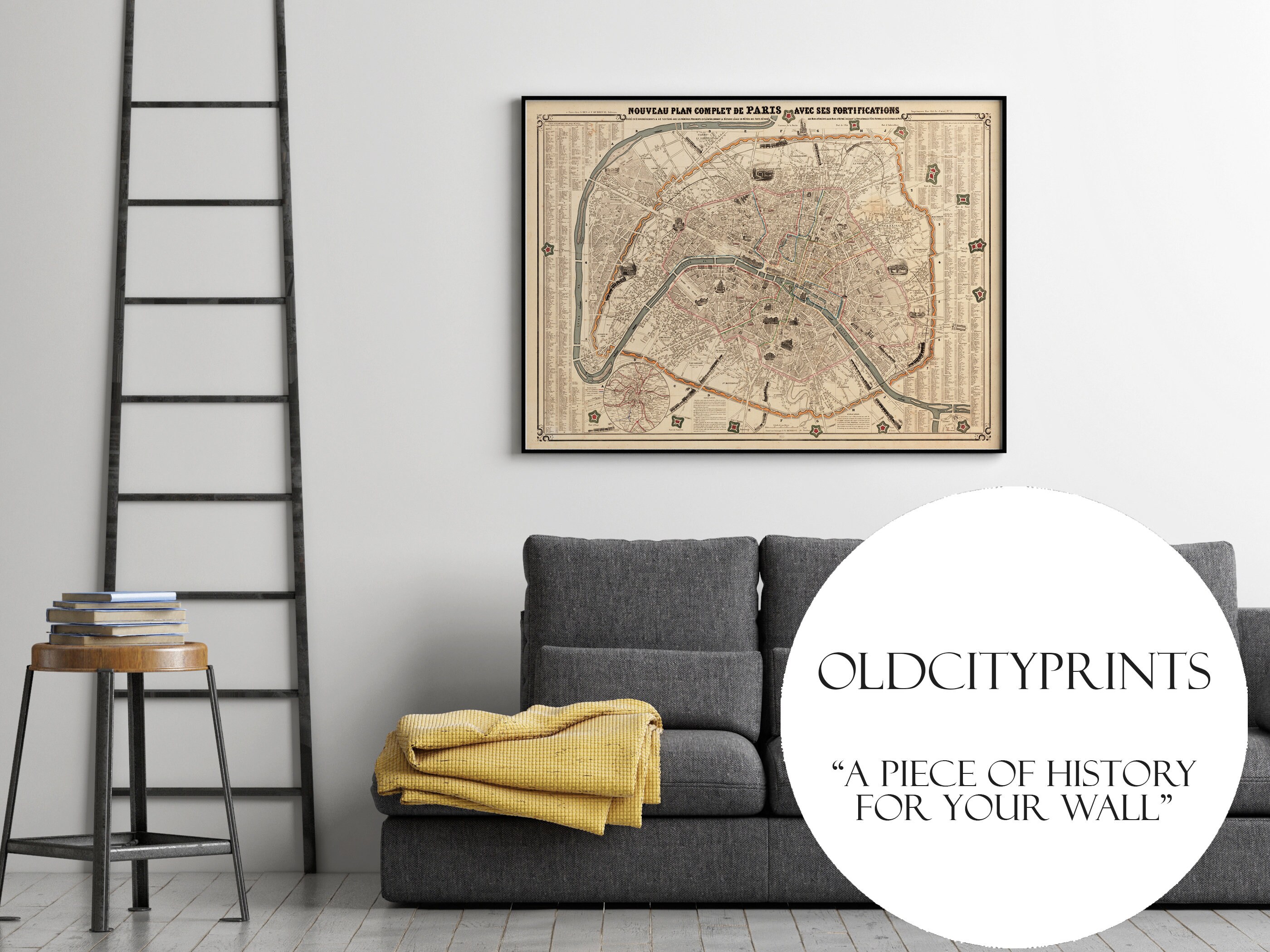 Old Map of China 1868 Vintage Map Vintage Poster Wall Art - Etsy