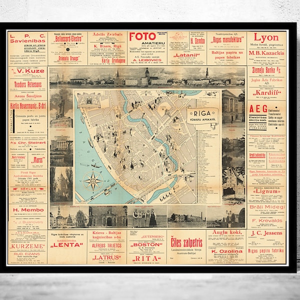 Riga Latvia - Etsy