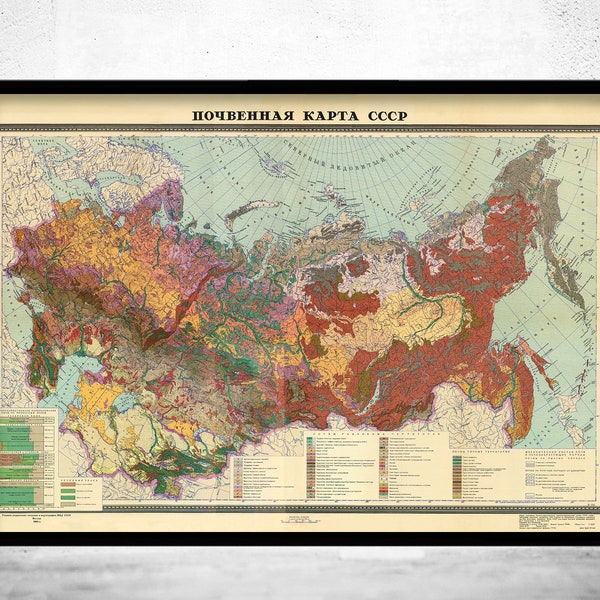 Cccp Map - Etsy