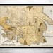 Old Map of Greater Victoria British Columbia Canada 1921 Victoria BC ...