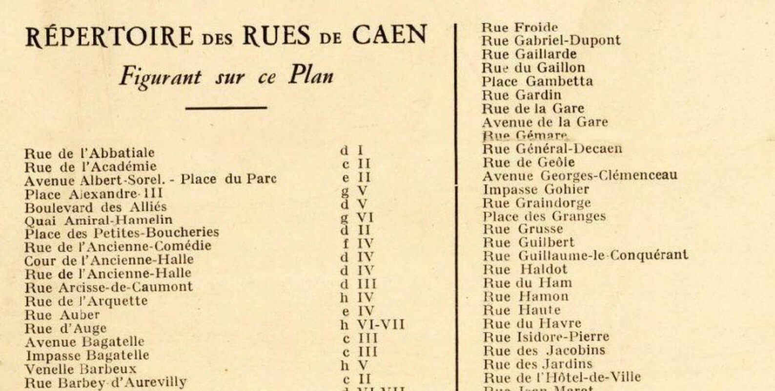 Old Map of Caen France 1930 Vintage Map | Wall Map Print - Etsy