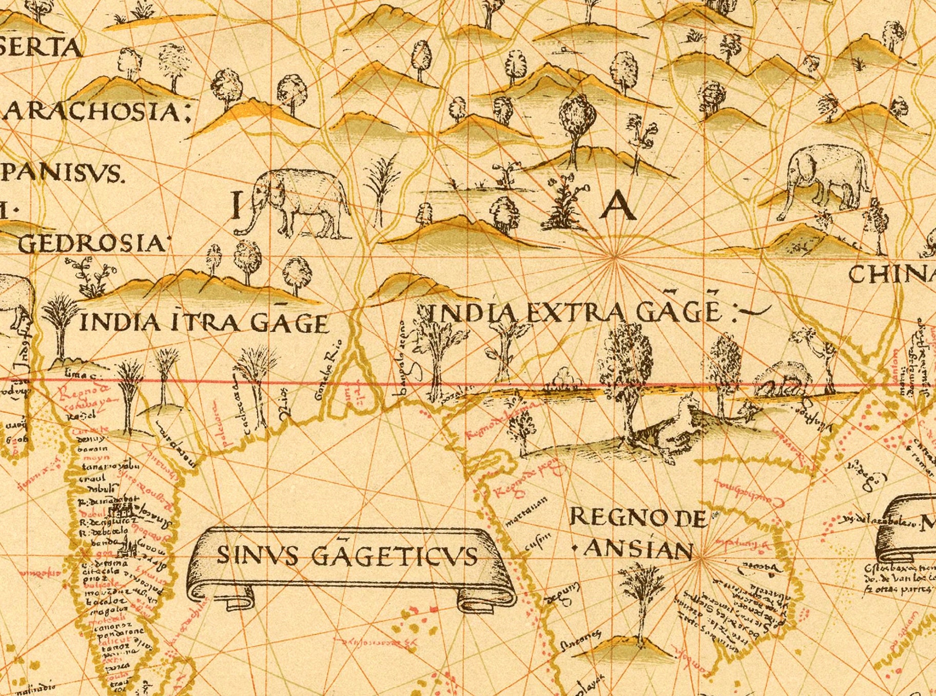 Old Map of the World 1529 Old Map of the World Vintage - Etsy Canada