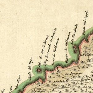 Old Map of Mallorca Island Spain 1773 Mapa Viejo De Mallorca | Vintage ...