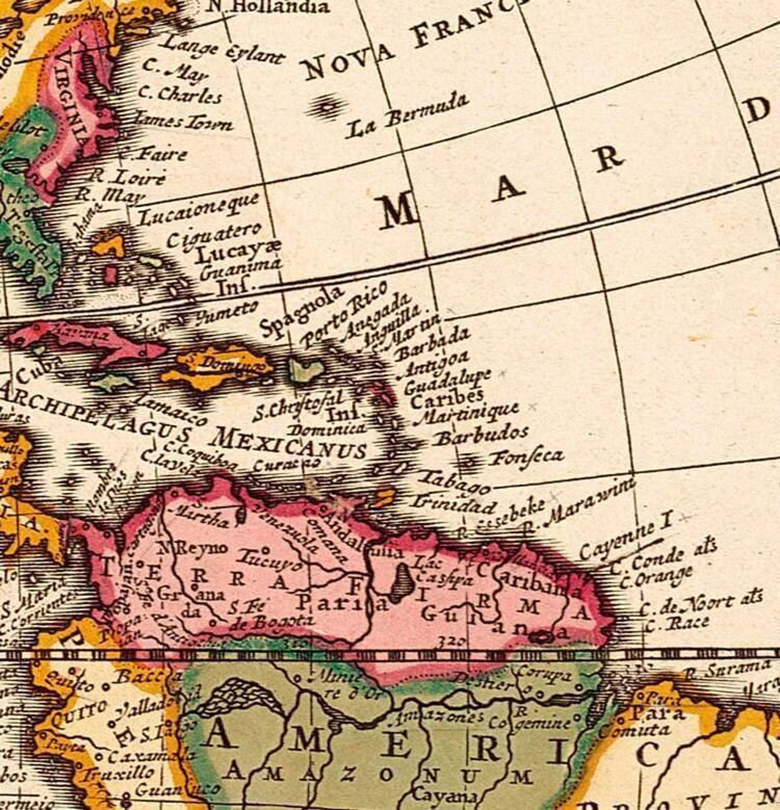 Old Map of the World 1700 World Map | Vintage World Map - Etsy