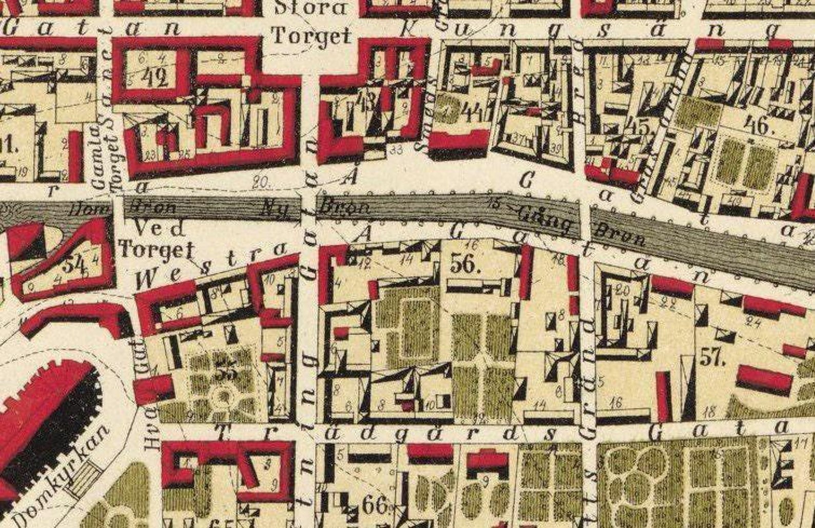 Old Map of Upsala Uppsala Sweden 1882 Vintage Map | Wall Map Print - Etsy