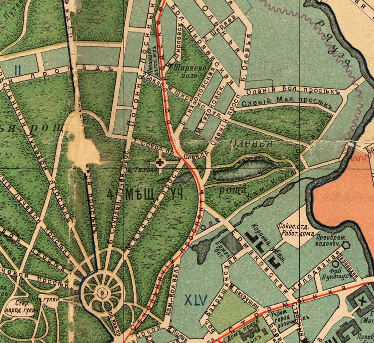 Old Map of Moscow Russia 1910 Vintage Map Vintage Poster - Etsy