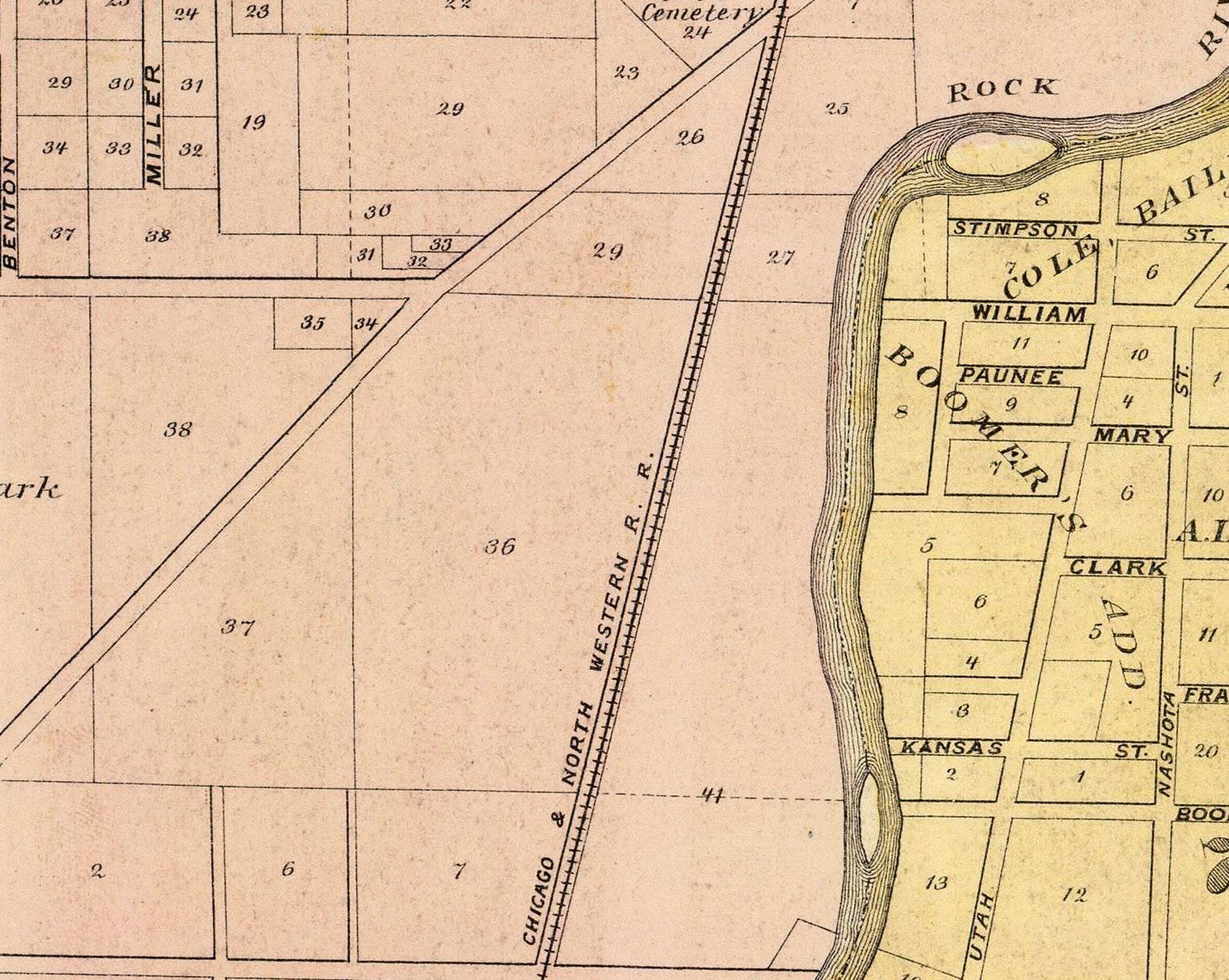 Old Map of Watertown Wisconsin 1878 Vintage Map Vintage Poster Wall Art ...