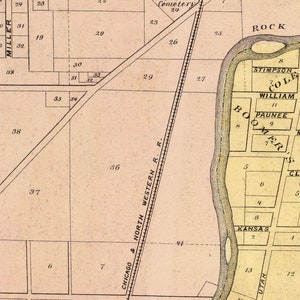 Old Map of Watertown Wisconsin 1878 Vintage Map Vintage Poster Wall Art ...