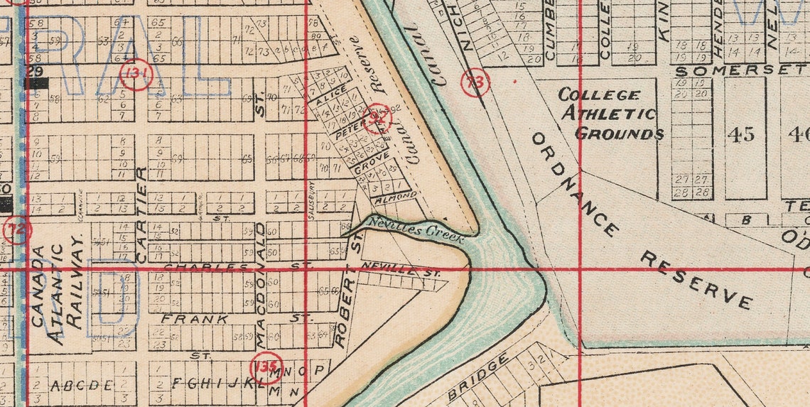 Old Map of Ottawa Canada 1895 Vintage Map Vintage Poster - Etsy Canada