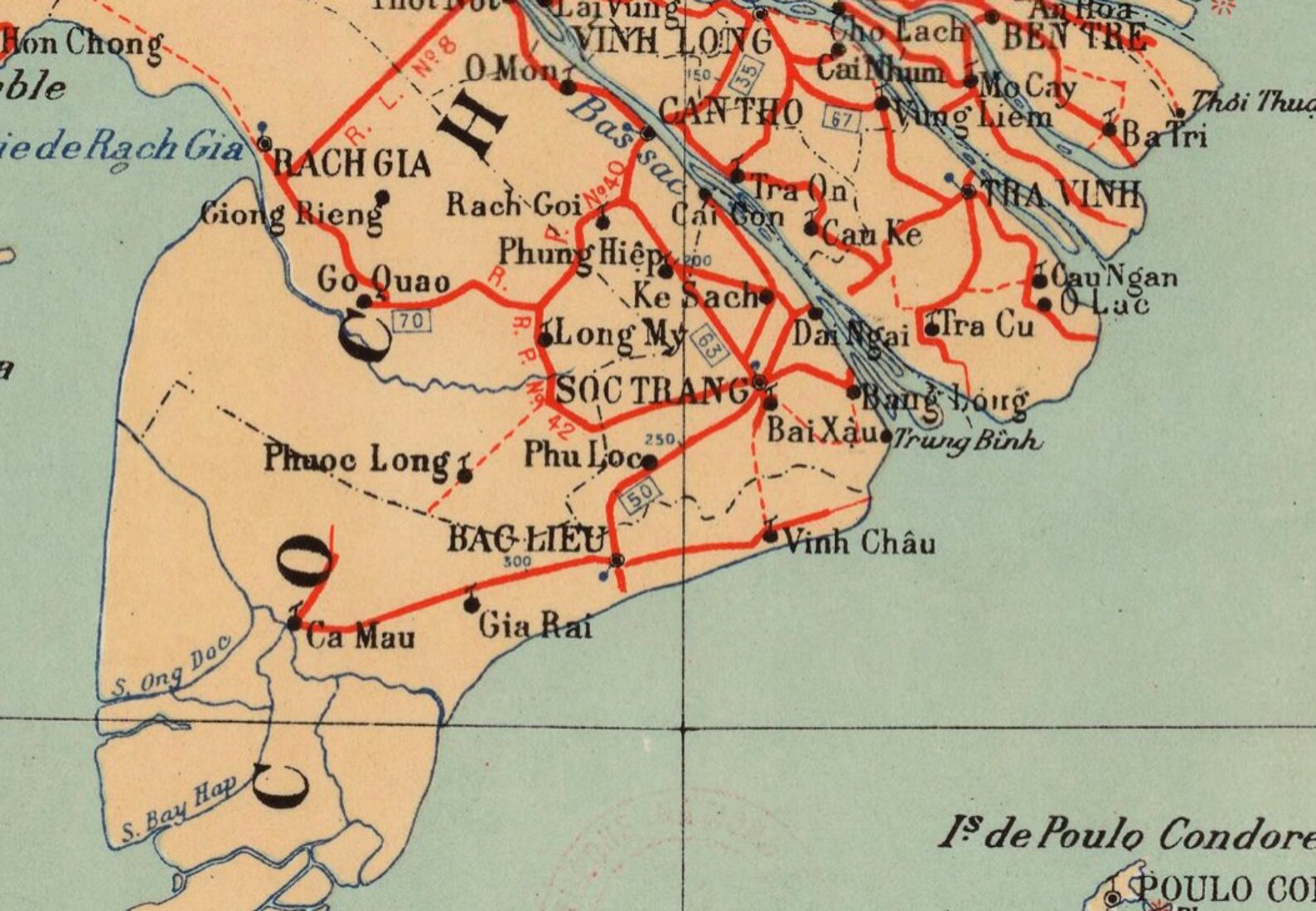 Old Map of Indochina 1937 Vintage Map Vintage Poster Wall - Etsy