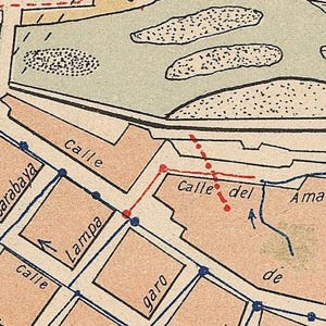 Old Map of Lima Peru 1904 Vintage Map | Vintage Map Wall Art Print ...