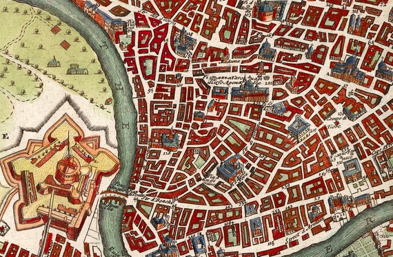 Old Map Of Rome This Enormous 100 Year Old Map Of Rome Is Still The