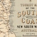 Old Map of New South Wales Australia 1912 Vintage Tourist Map Vintage ...