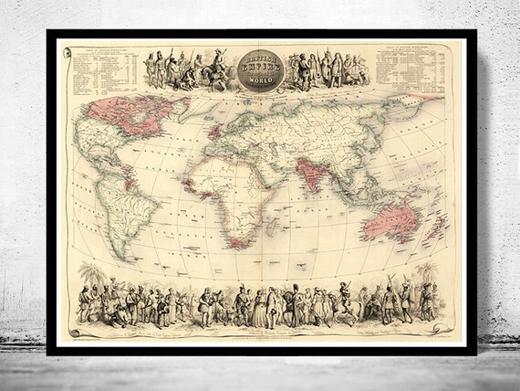 Vintage Illustration Of Old Atlas Map Of World On Ancient Free