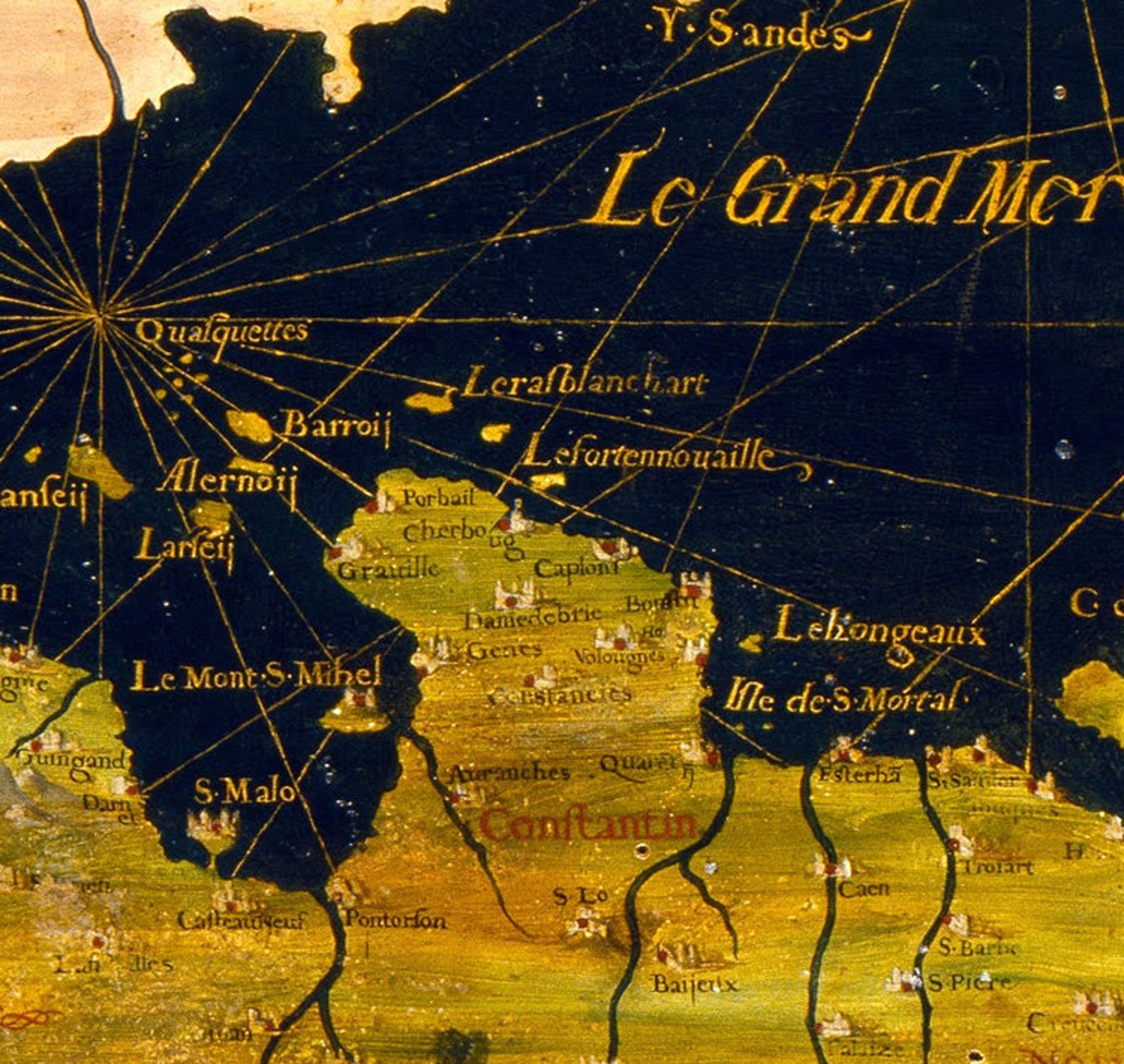 Old Map of France 1576 Vintage Poster Wall Art Print - Etsy