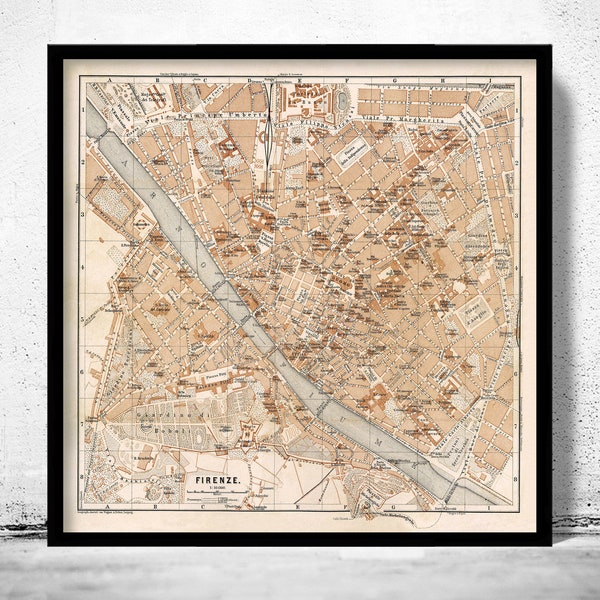 Vintage Florence Poster - Etsy