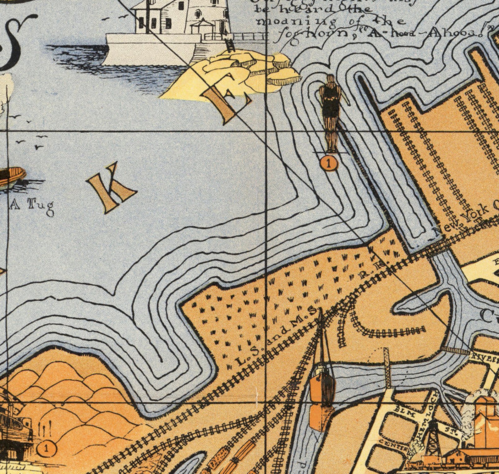 Old Map of Cleveland 1928 Pictorial Map Vintage Poster Wall | Etsy