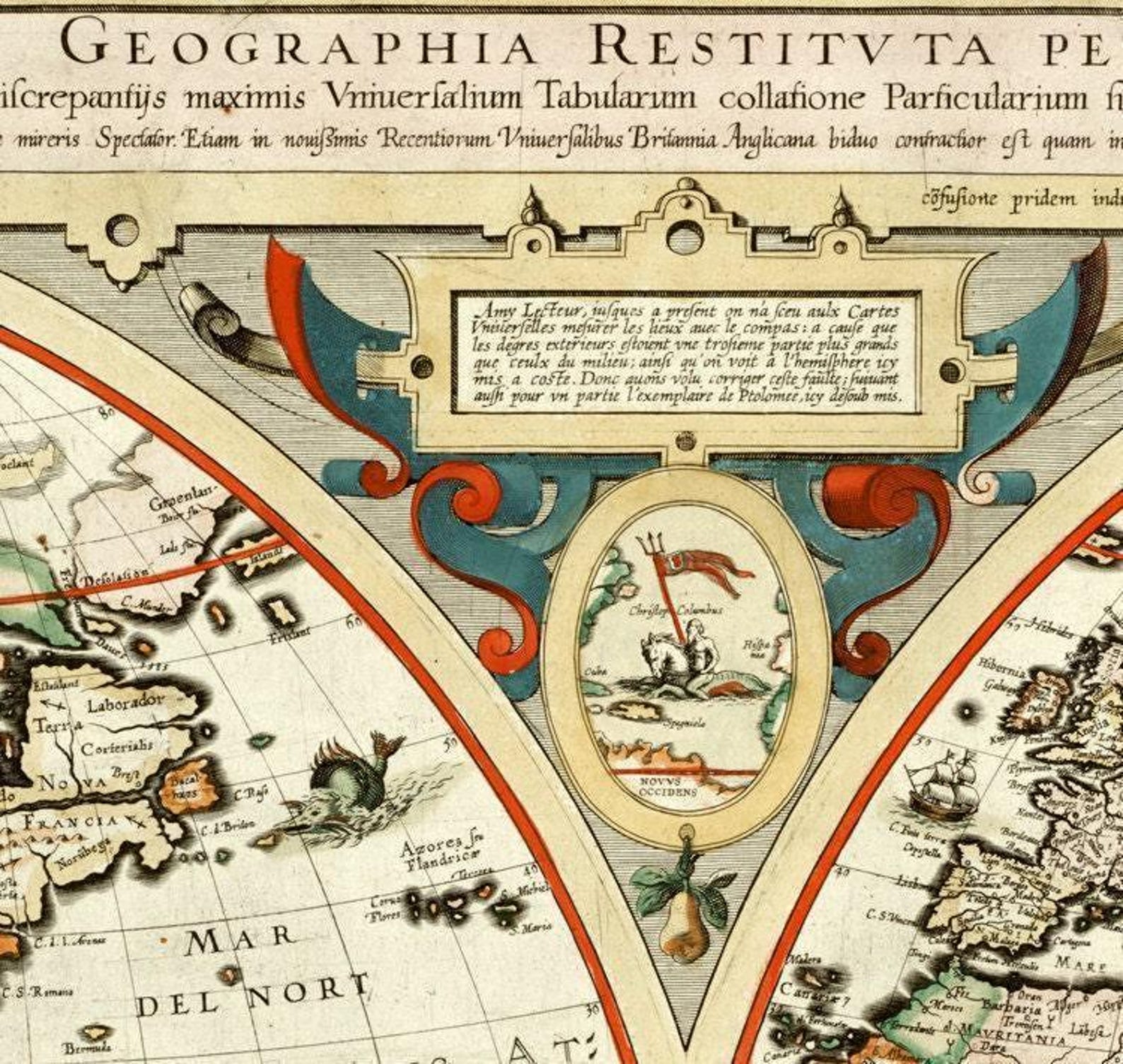 Old World Map 1618 Old Map of the World | Vintage World Map - Etsy