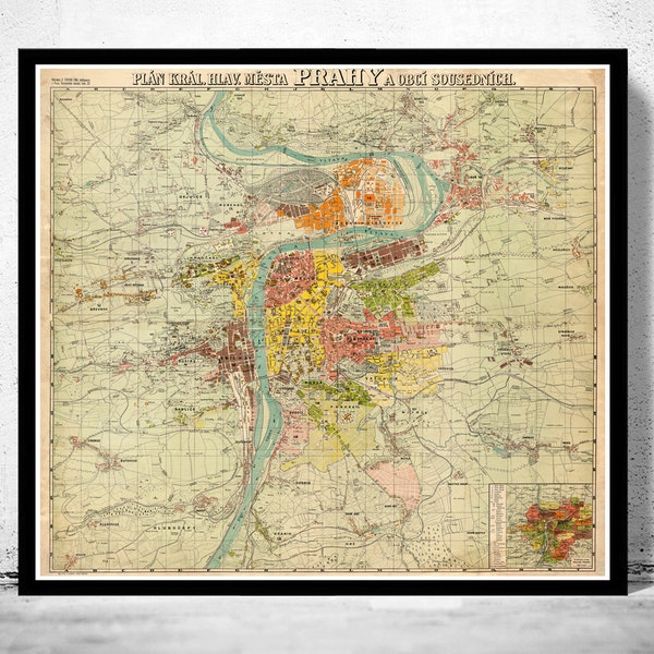 Prague Poster - Etsy