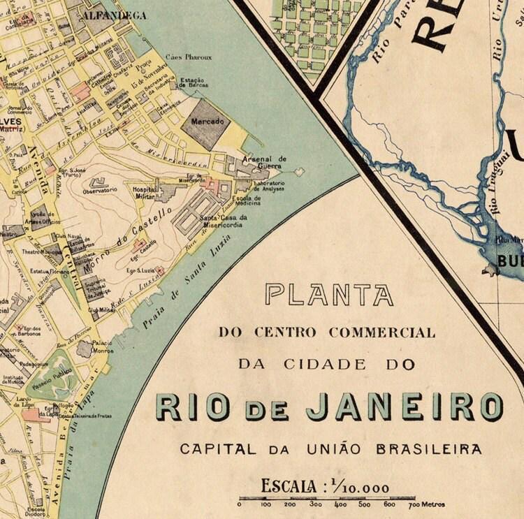 Old Map Brazil 1921 Mapa Do Brasil Vintage Map | Wall Map Print - Etsy UK