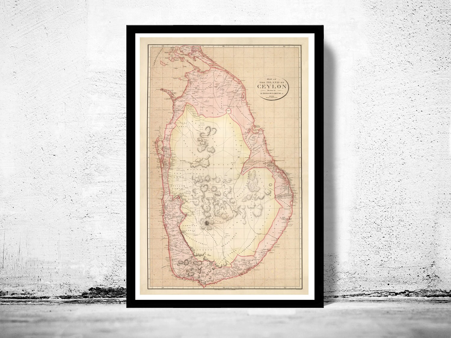Old Map of Sri Lanka Old Ceylon 1805 Vintage Map Vintage - Etsy